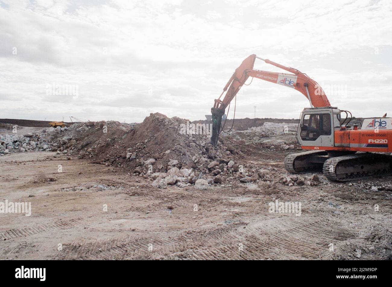 Construction site of Teesside Retail Park and Leisure Centre, split ...