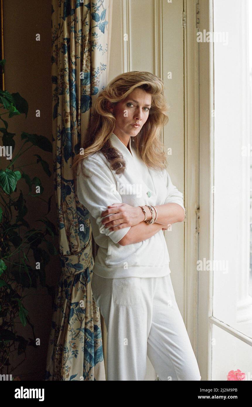 Caroline 'Tula' Cossey, a model who is a transgender women, and has ...