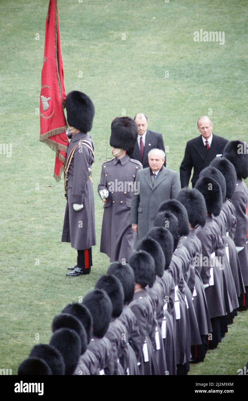 Mikhail Gorbachev, General Secretary of the Central Committee of the ...