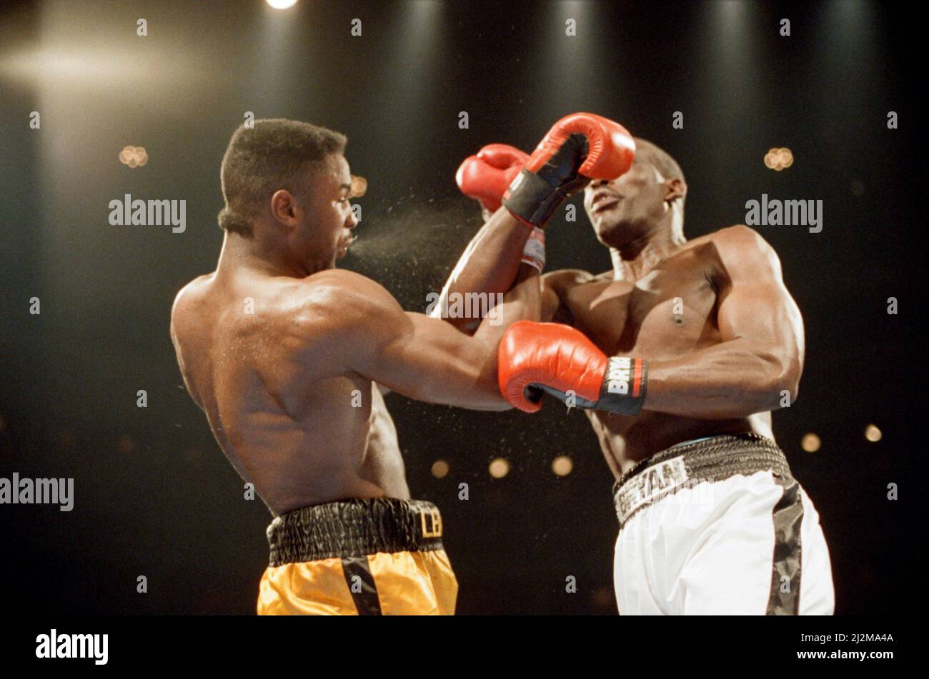 Professional debut for the 1988 Super Heavyweight Olympic Gold Medalist Lennox Lewis.Lewis ...