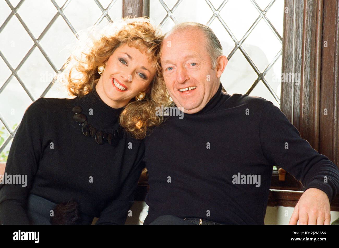 Magician Paul Daniels and his wife Debbie McGee pictured at home. 13th ...