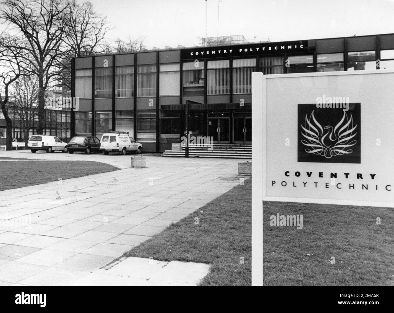 Coventry Polytechnic Building, 1st April 1989 Stock Photo - Alamy