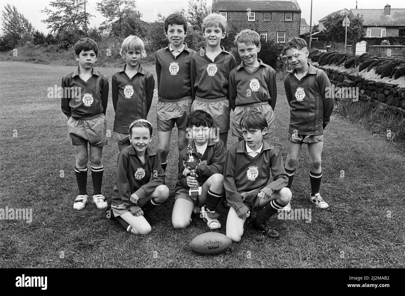 We are the champions... Scholes Junior and Infants' School under-nine ...