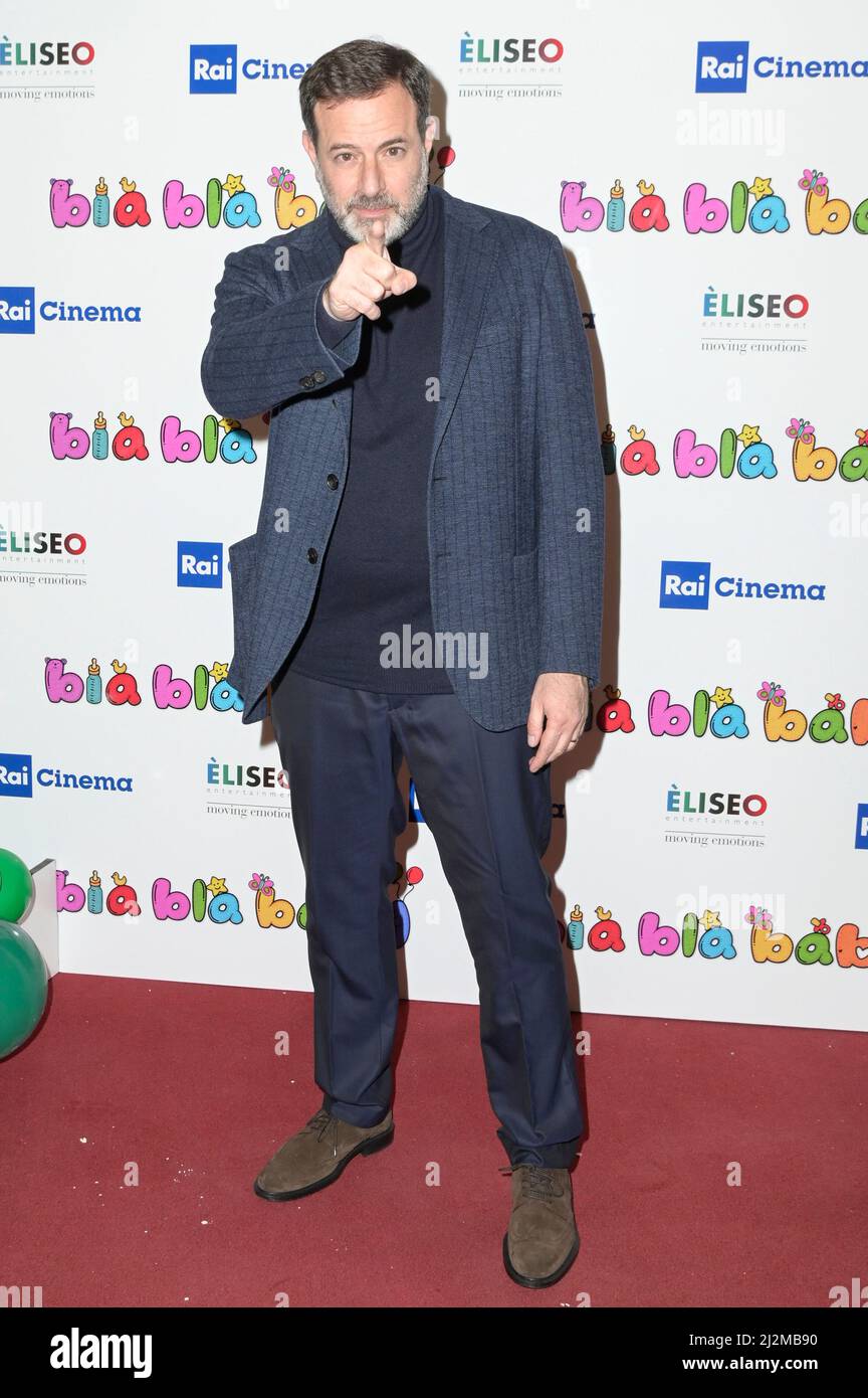 Fausto Brizzi attends the red carpet of the movie Bla Bla Baby at the ...