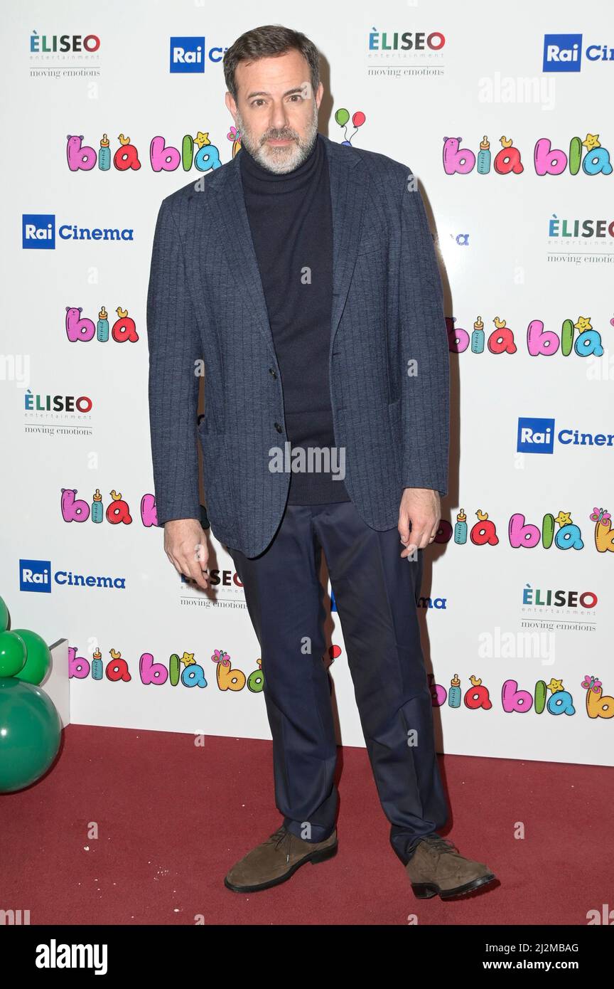 Fausto Brizzi attends the red carpet of the movie Bla Bla Baby at the ...