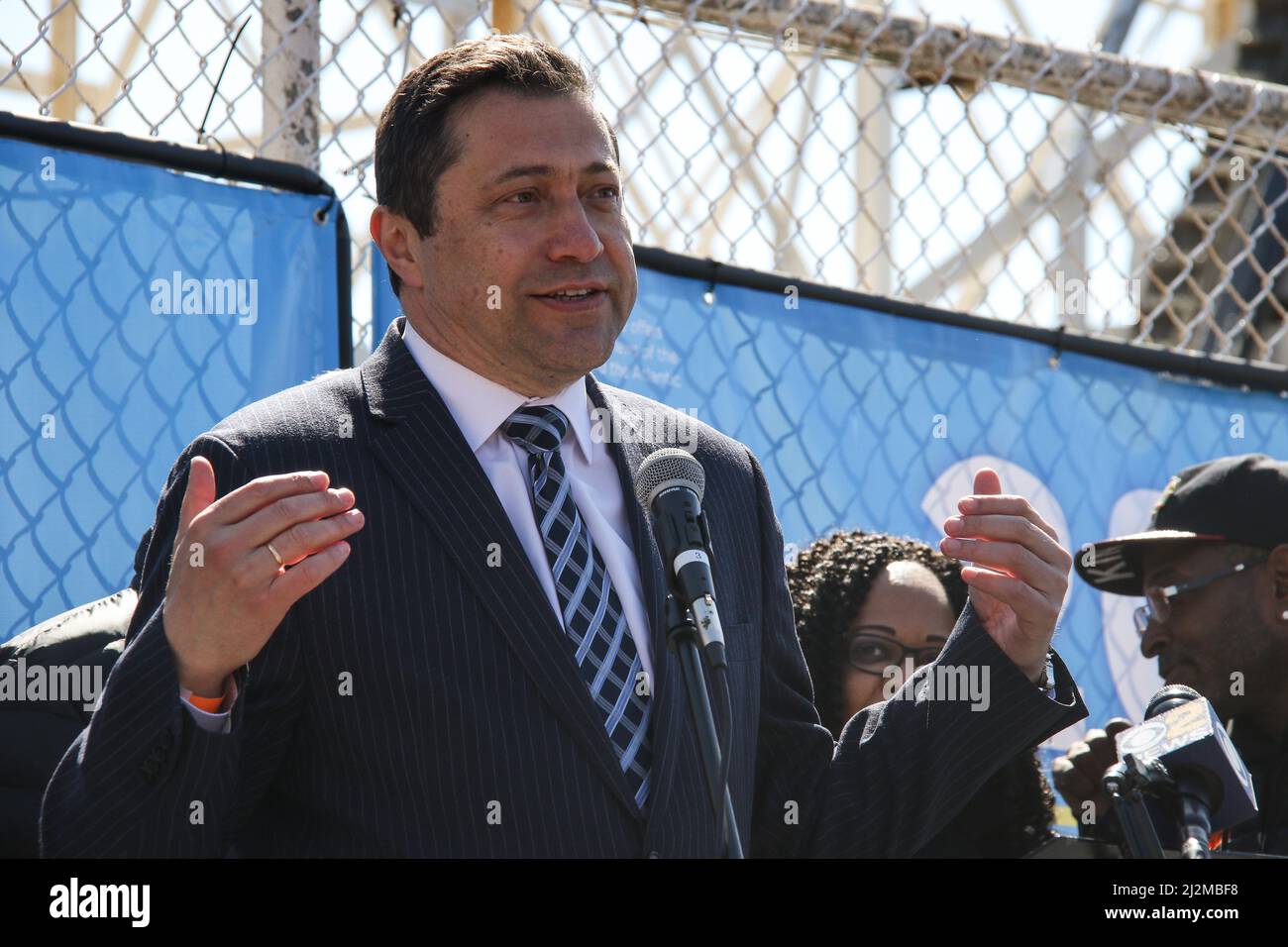 Ari Kagan - New York City Councilman of District 47, at the mic. Local ...