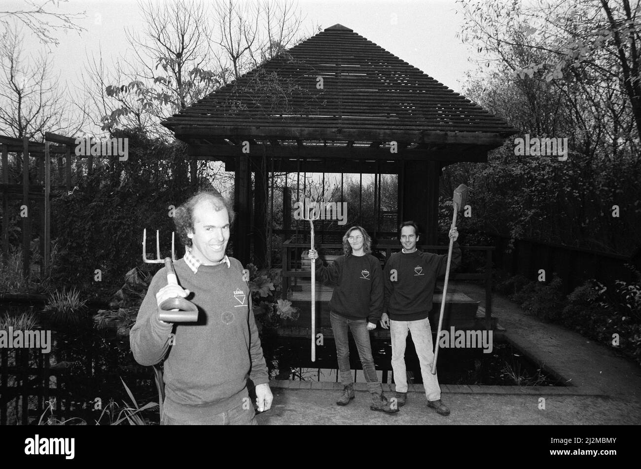 Head gardener Mr Brian Gilbride celebrates the success of Telford in ...