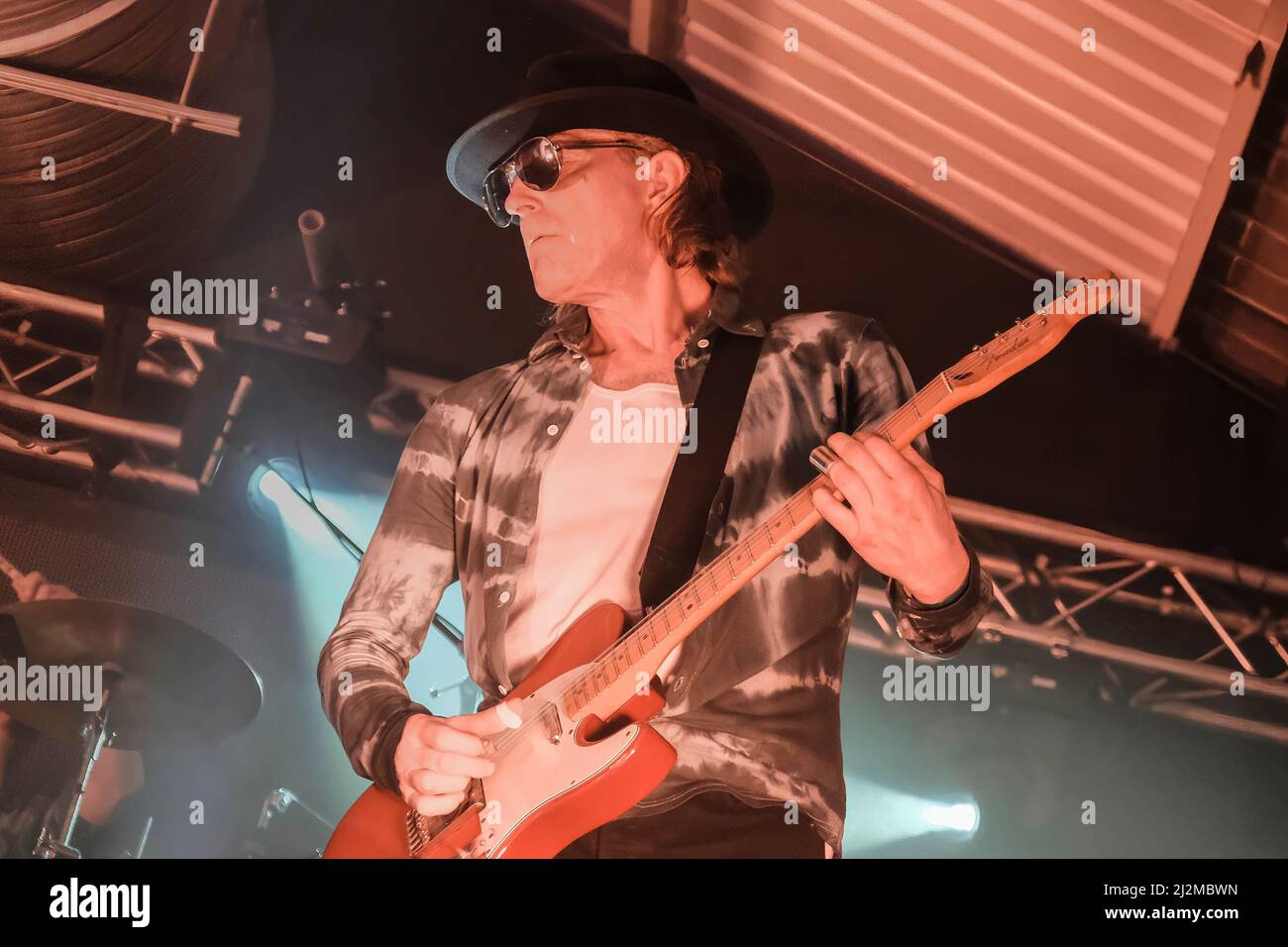 Rock Freebass AKA Mark Sams, bassist with the British acid country band ...