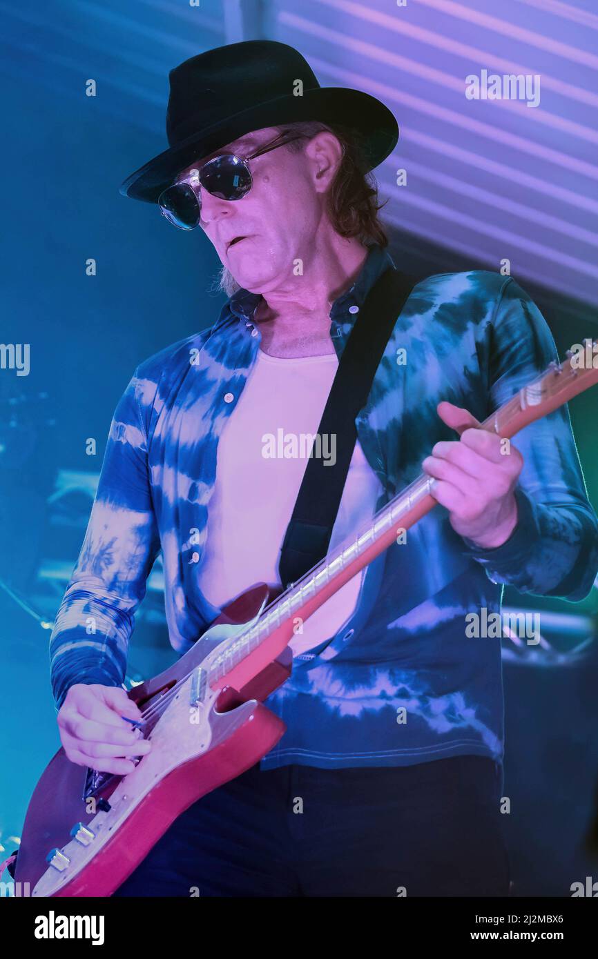 Rock Freebass AKA Mark Sams, bassist with the British acid country band ...