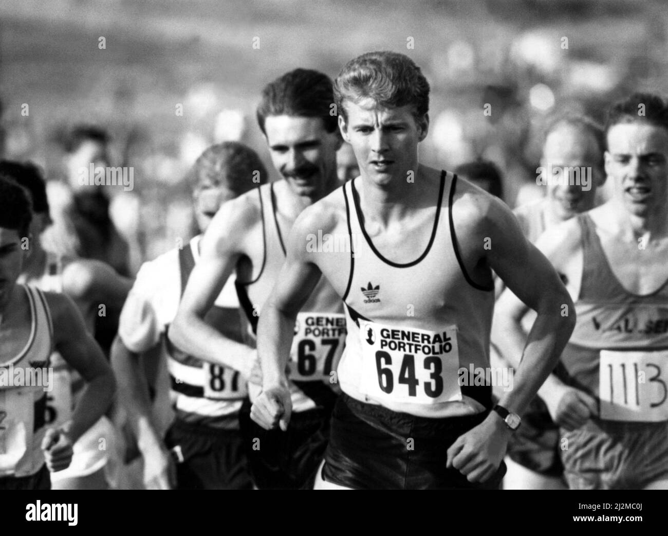 Athlete Steve Cram Steve Cram in action - unknown details 28 October ...
