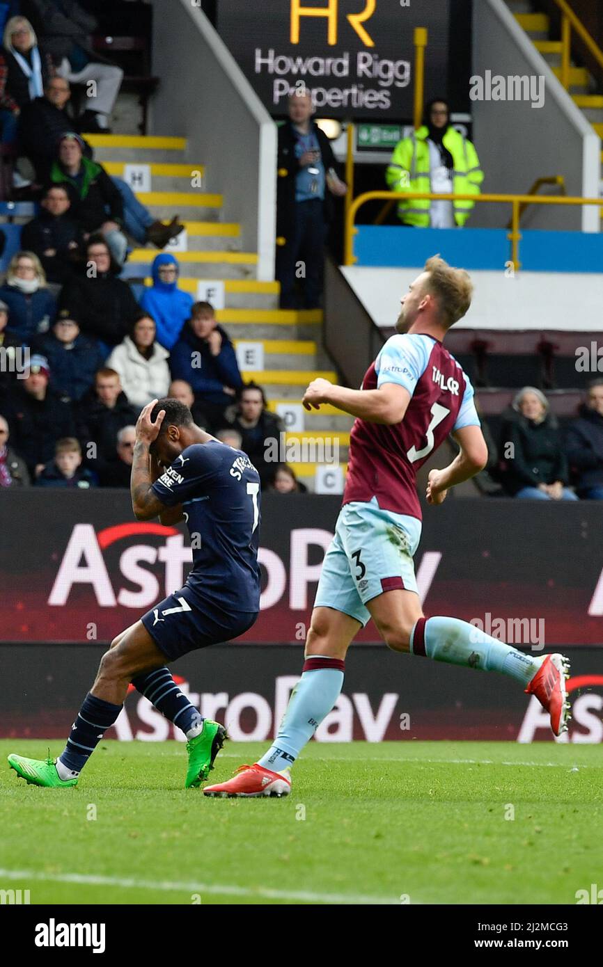 2nd April 2022 ; Turf Moor, Burnley, Lancashire, England; Premier ...