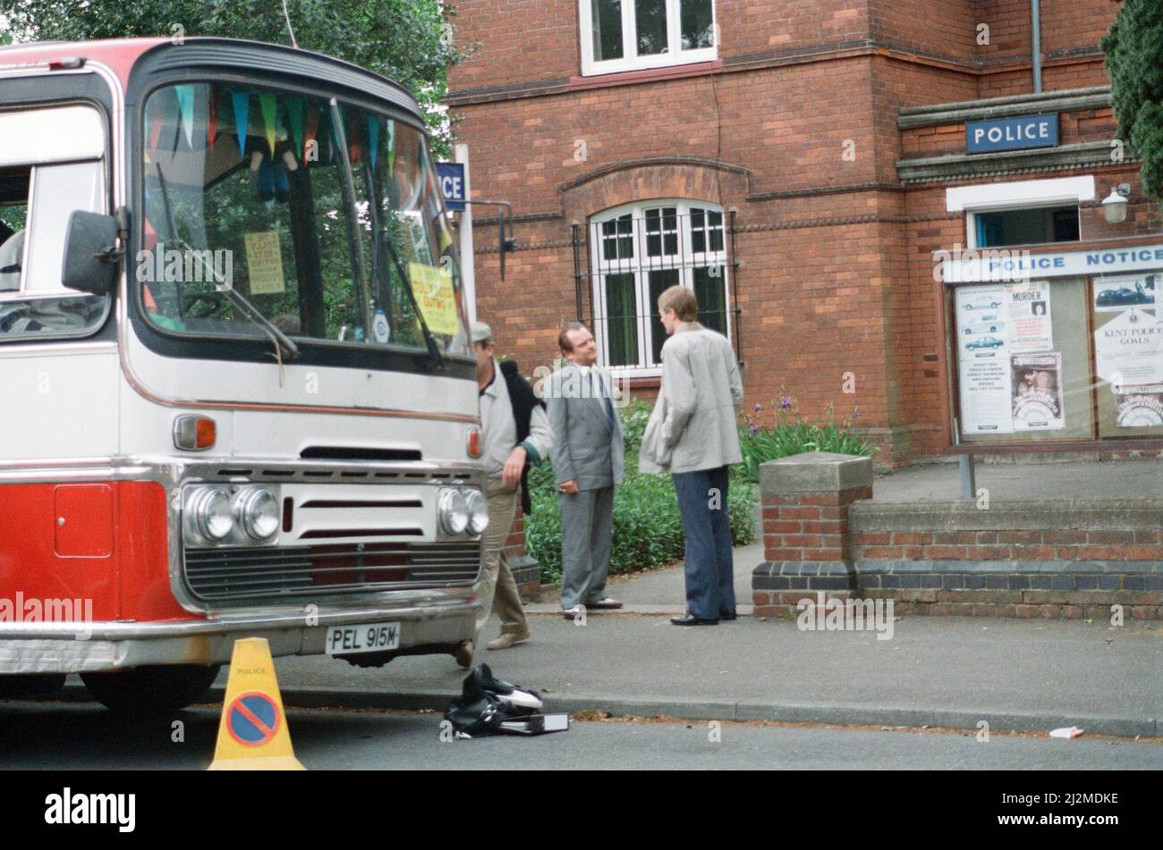 Cast members during the filming of the "Only Fools and Horses ...