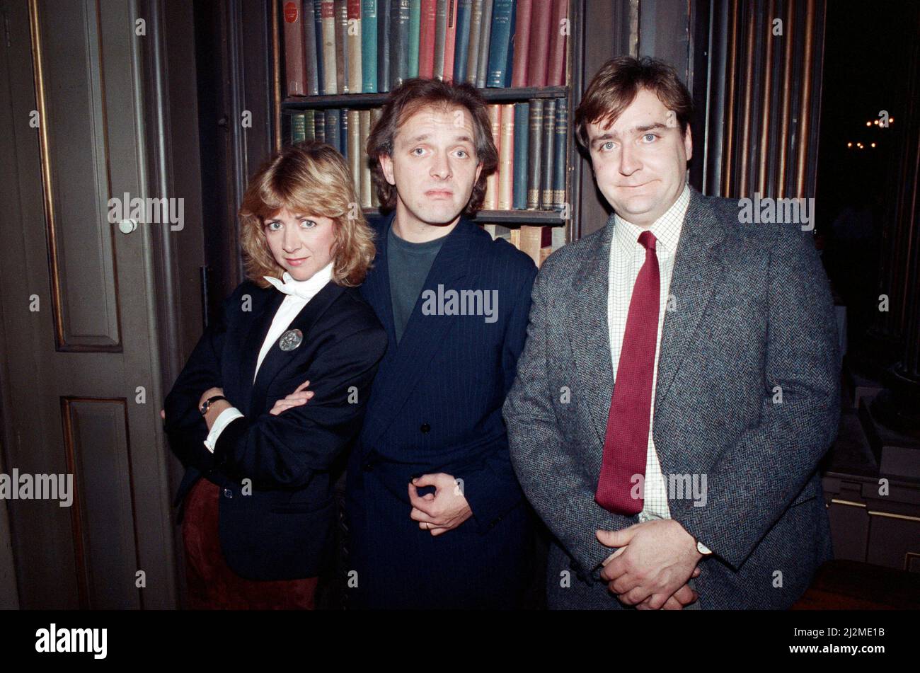 Actor Rik Mayall, at a press call for The New Statesman television ...