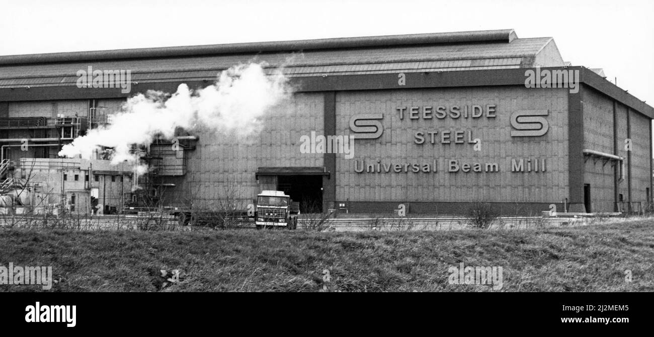 Universal Beam Mill, Teesside Steel, Lackenby, 2nd February 1989 Stock ...