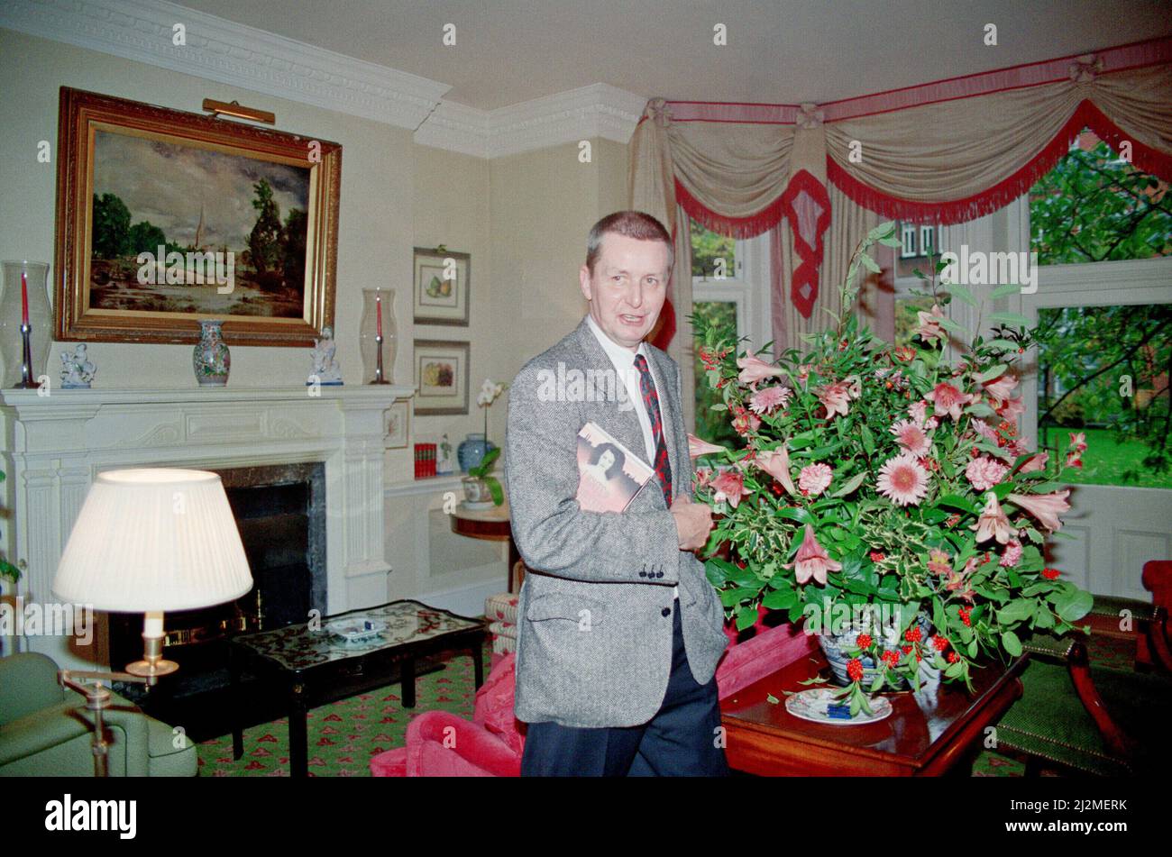 Tony Warren, creator of Coronation Street , pictured at home in 1991 ...