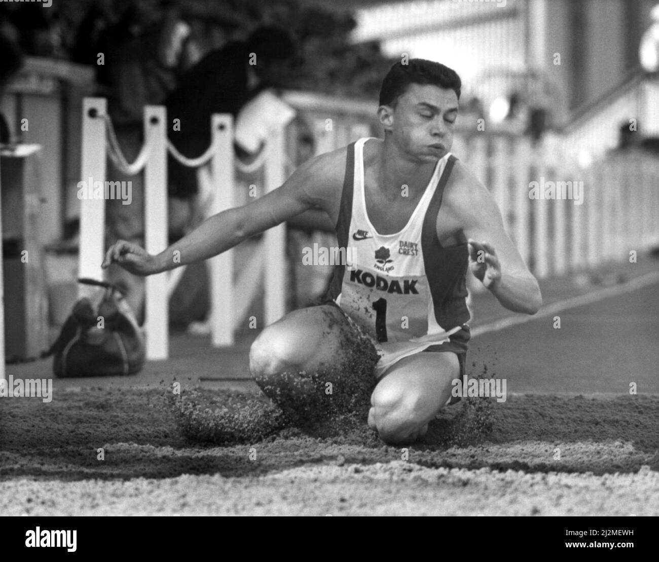 Jonathan edwards jump Black and White Stock Photos & Images - Alamy