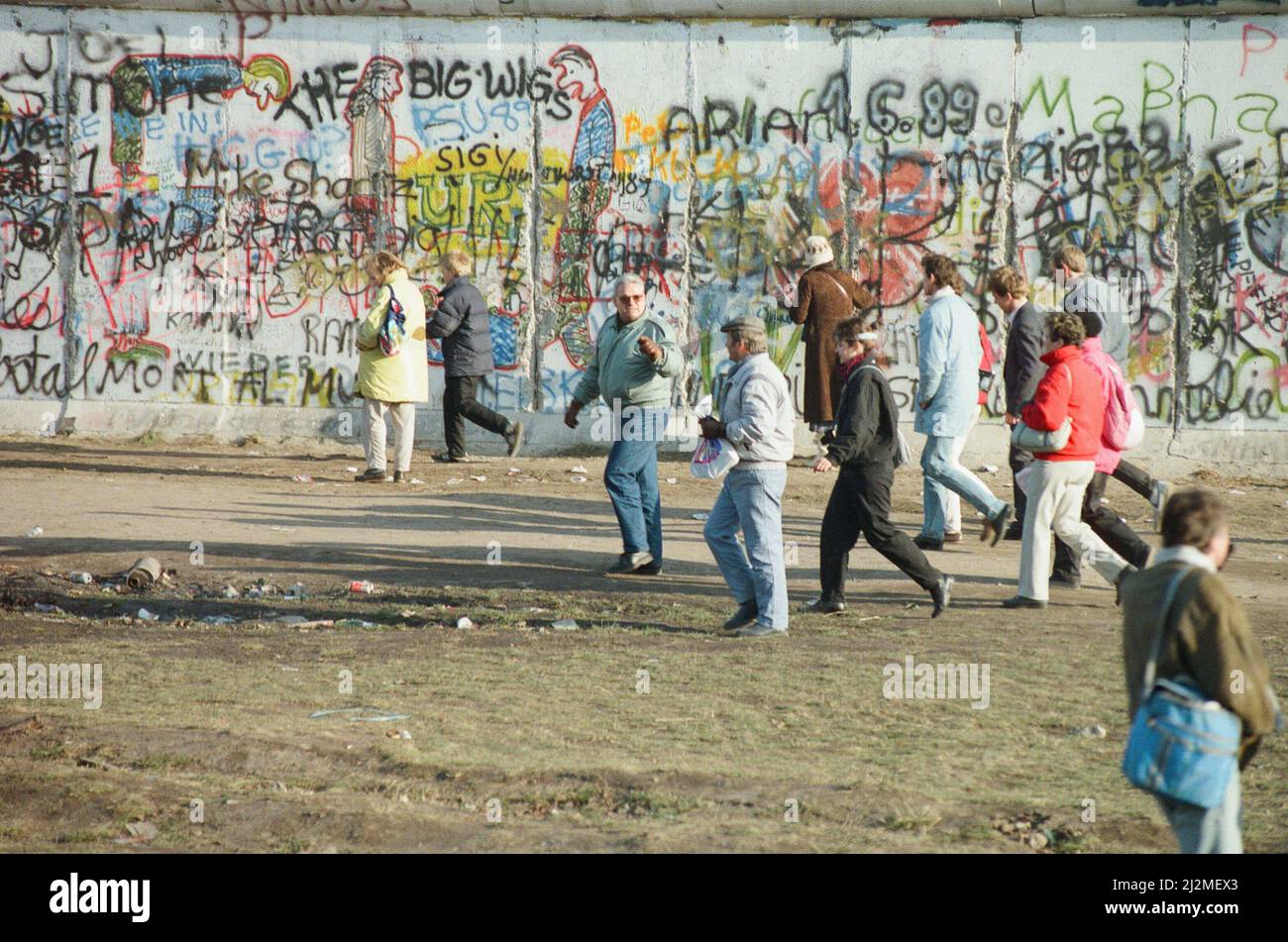 West Berlin, Germany, 10 days after relaxation of border crossing by ...