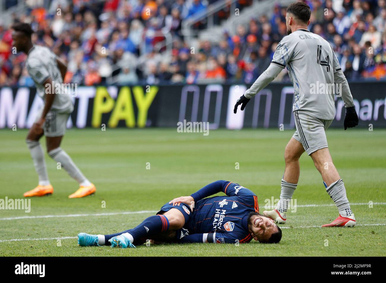 CINCINNATI, OH - APRIL 02: FC Cincinnati midfielder Luciano Acosta (10 ...