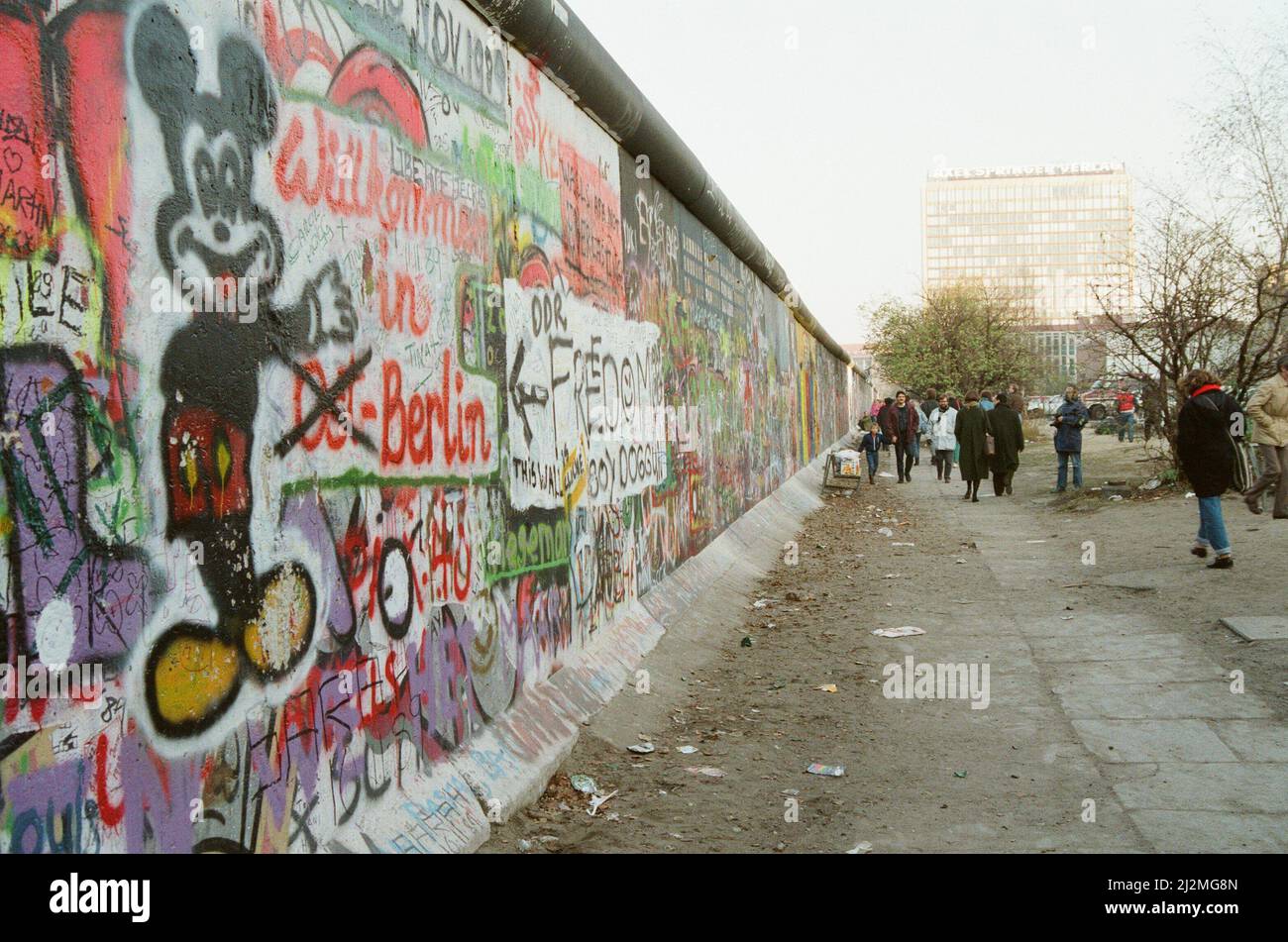 West Berlin, Germany, 10 days after relaxation of border crossing by ...