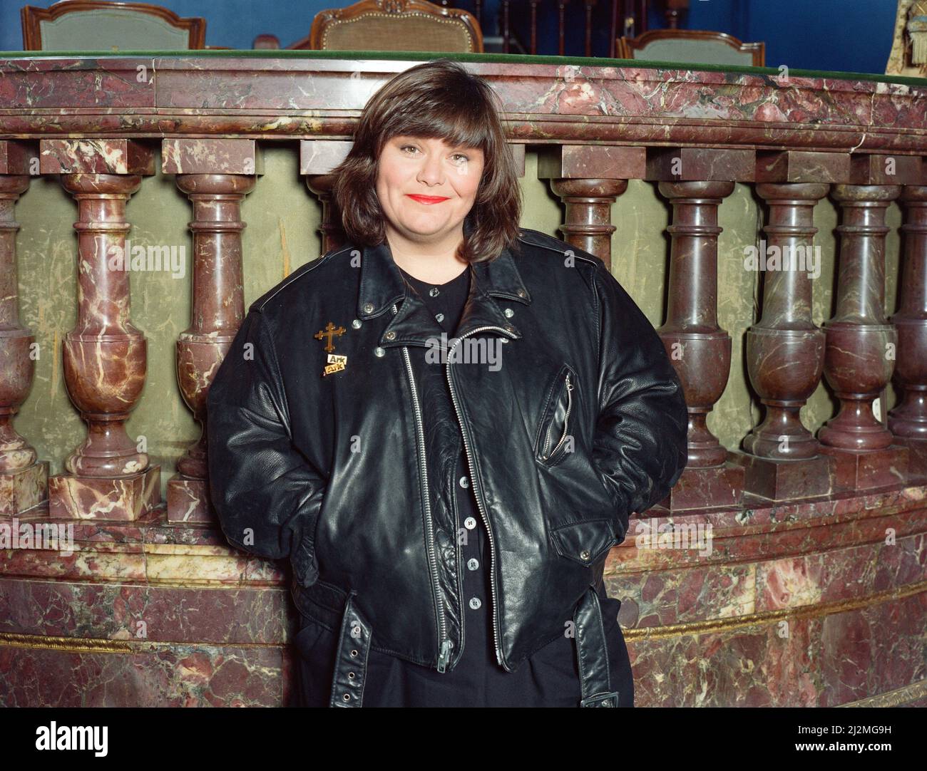 Actress and comedian Dawn French. 1st February 1991 Stock Photo - Alamy