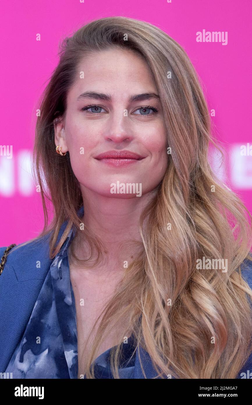 Solene Hebert attends the pink carpet during the 5th Canneseries ...