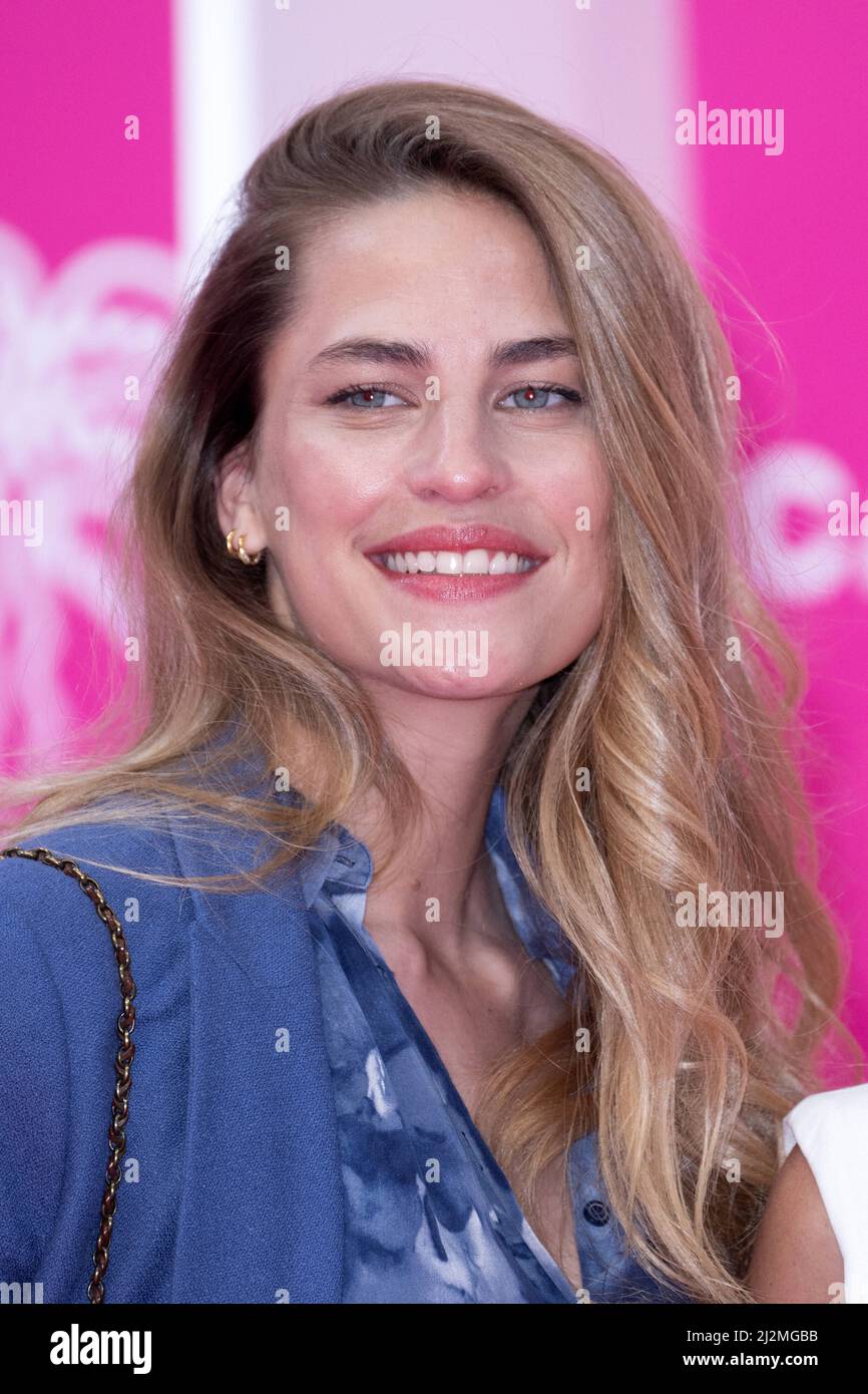 Solene Hebert attends the pink carpet during the 5th Canneseries ...