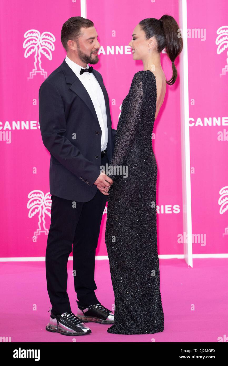 Marwan Berren and guest attend the pink carpet during the 5th ...