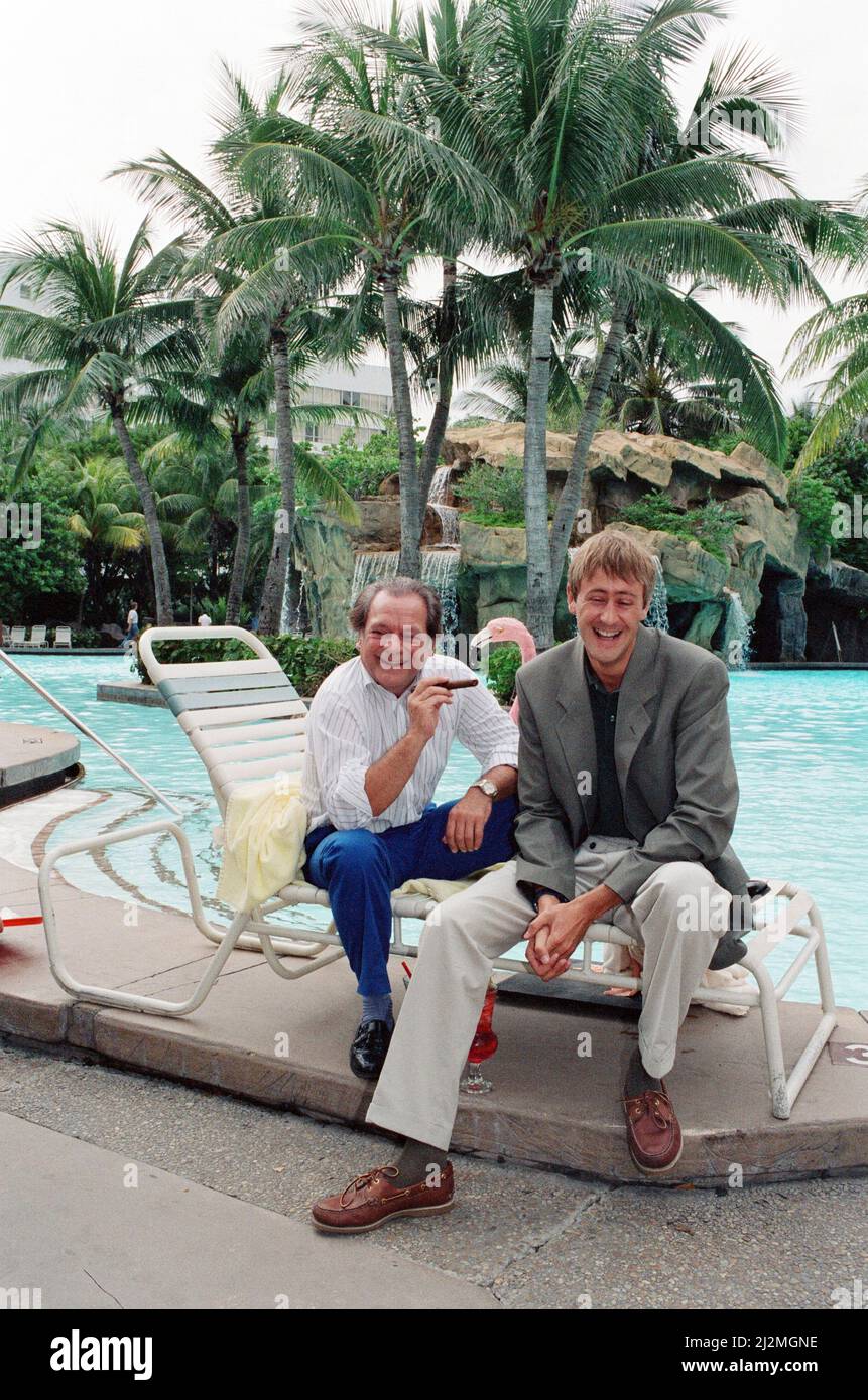 David Jason and Nicholas Lyndhurston location in America filming the ...