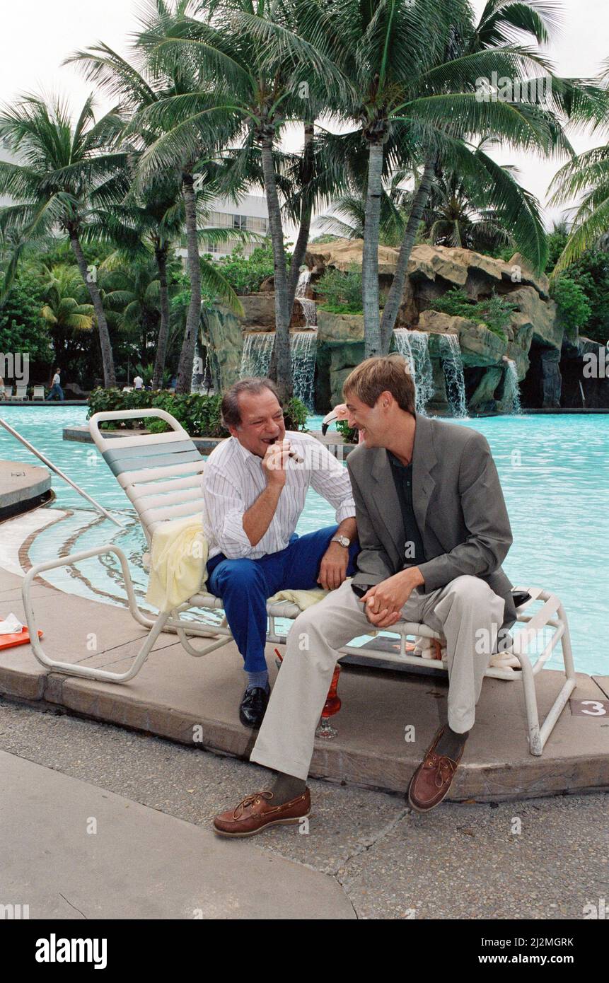 David Jason and Nicholas Lyndhurston location in America filming the ...