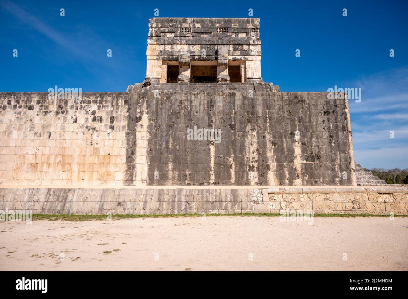 Piste, Mexico - March 25, 2022: Details of the Gran Juego de Pelota at ...