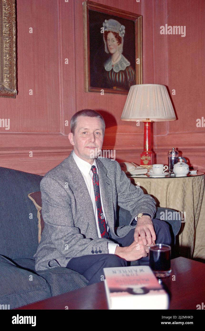 Tony Warren, creator of Coronation Street , pictured at home in 1991 ...