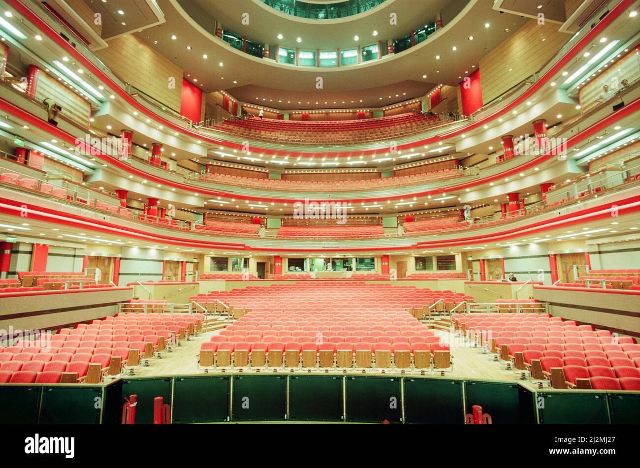 Symphony Hall, The ICC, Birmingham, 22nd March 1991. Construction ...