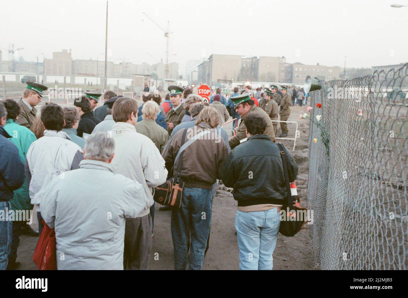 West Berlin, Germany, 10 days after relaxation of border crossing by ...