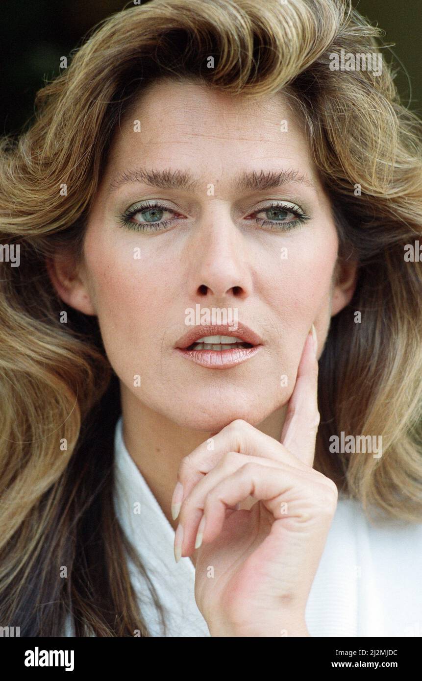 Caroline 'Tula' Cossey, a model who is a transgender women, and has ...