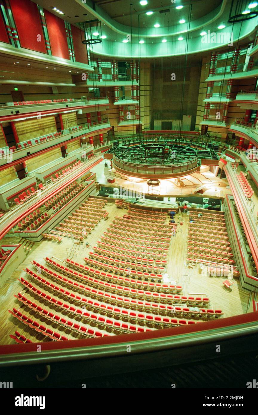Symphony Hall, The ICC, Birmingham, 11th December 1990. Construction nearing Completion Stock ...