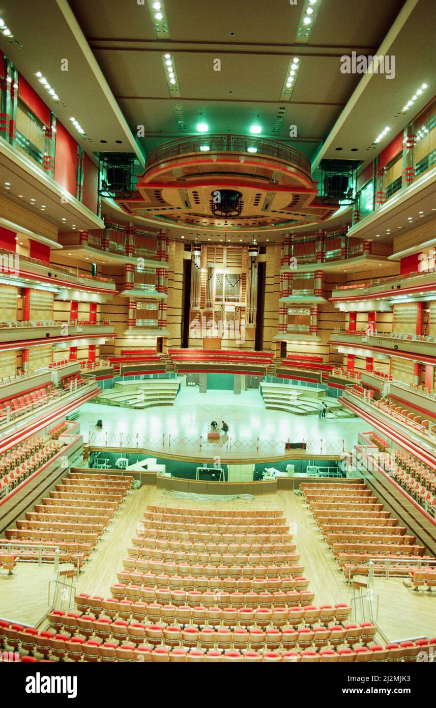 Symphony Hall, The ICC, Birmingham, 22nd March 1991. Construction ...