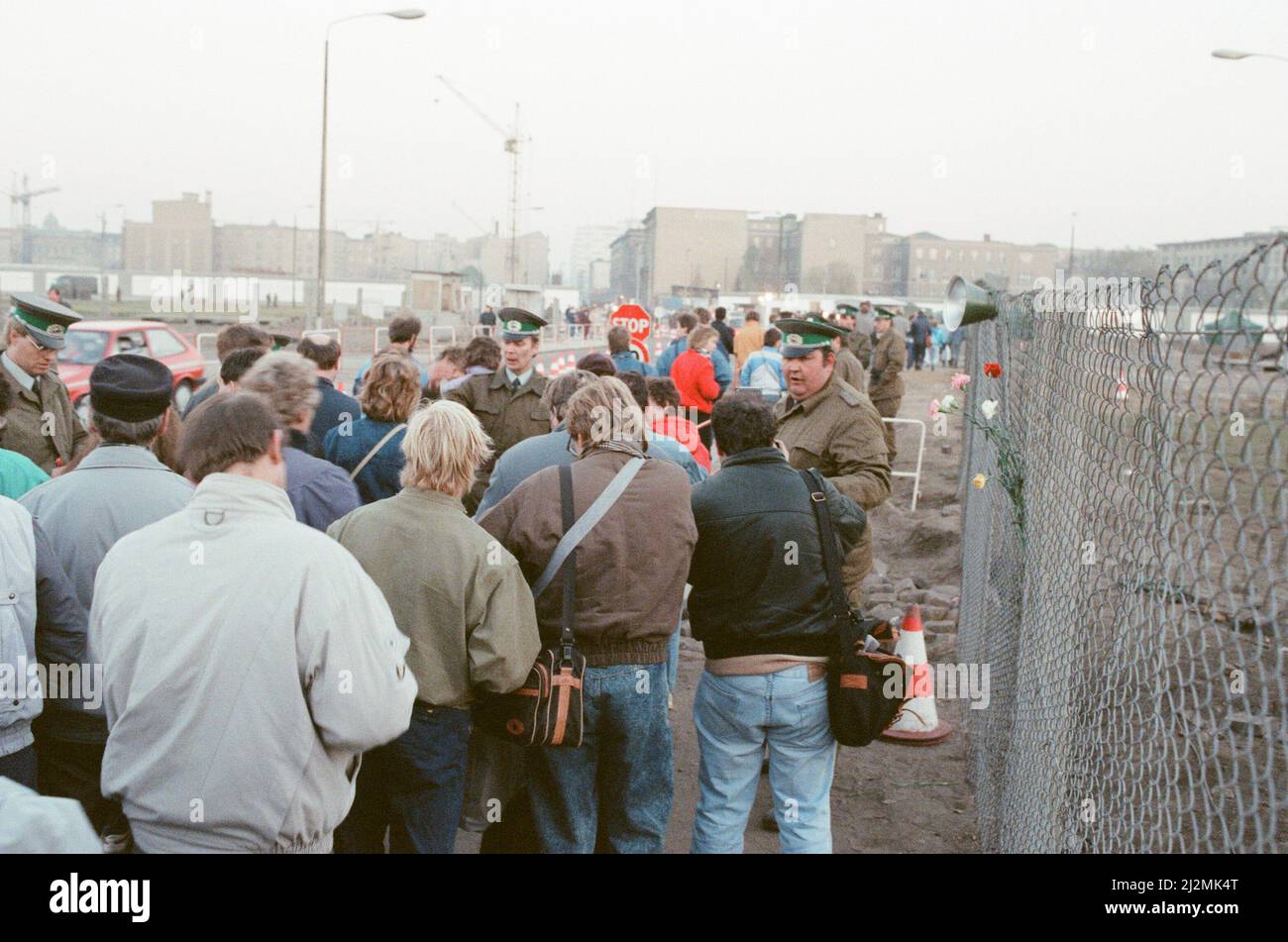 West Berlin, Germany, 10 days after relaxation of border crossing by ...