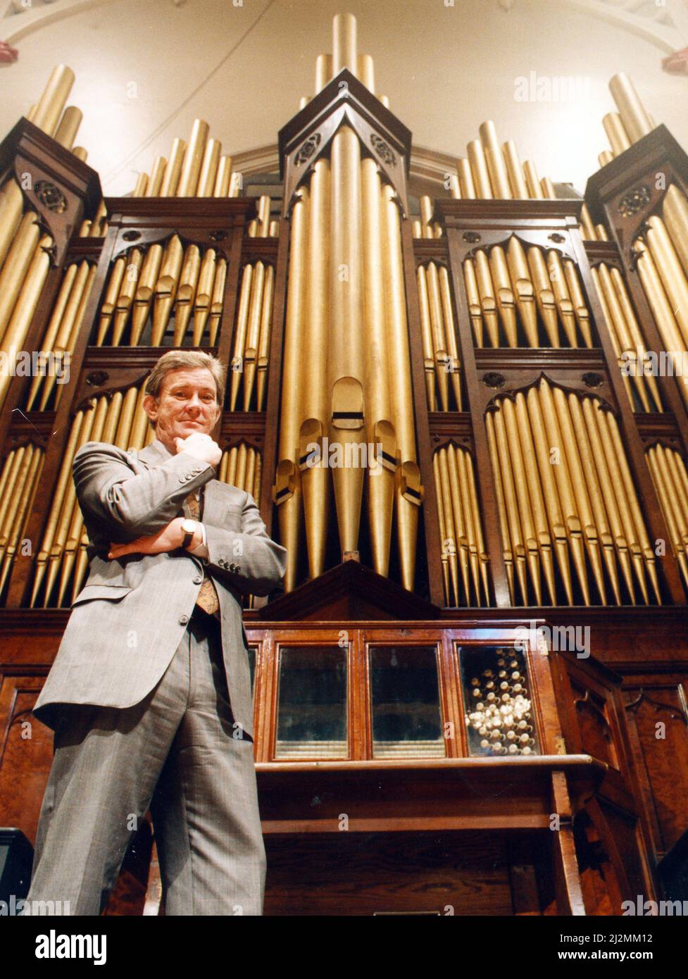 Chief Leisure Officer Gordon Bates with the historic organ at ...