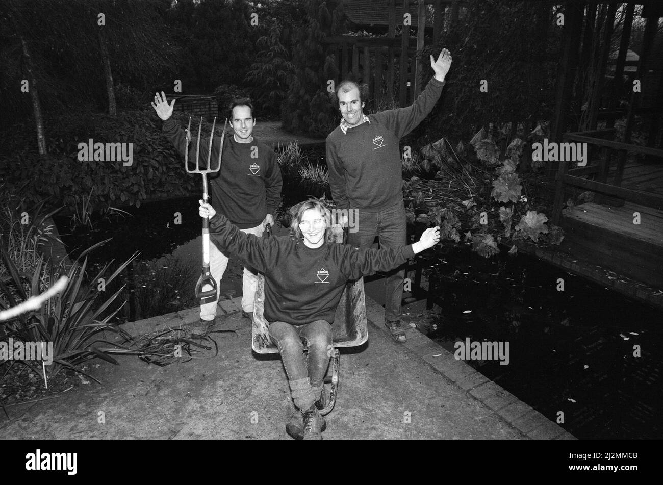Head gardener Mr Brian Gilbride celebrates the success of Telford in ...