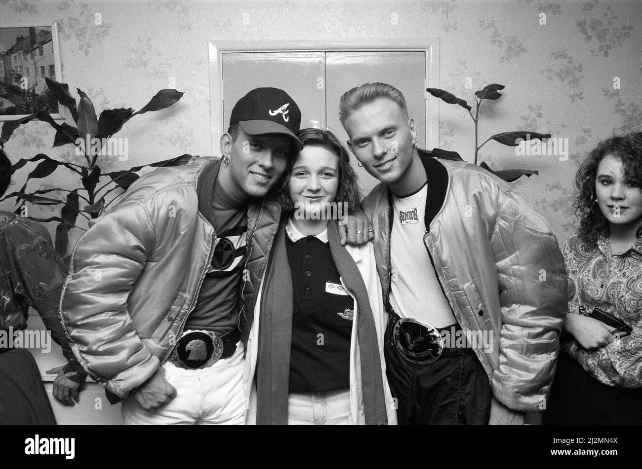 Matt and Luke Goss of Bros visit Hayley Green Hospital, Halesowen. 15 ...