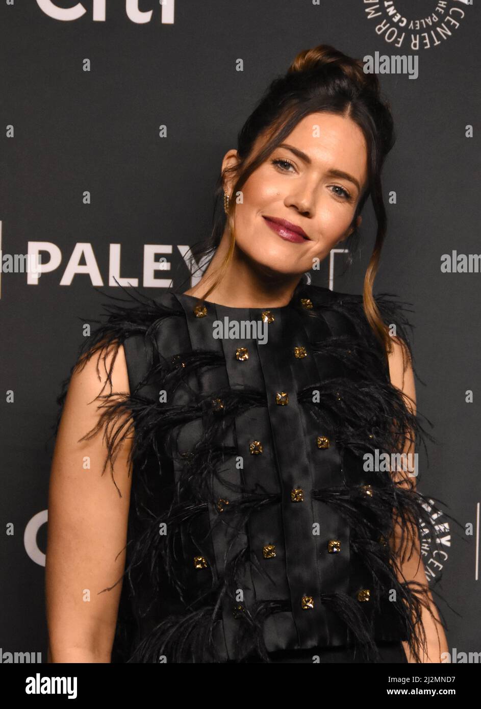 Hollywood, California, USA 2nd April 2022 Actress Mandy Moore attends ...