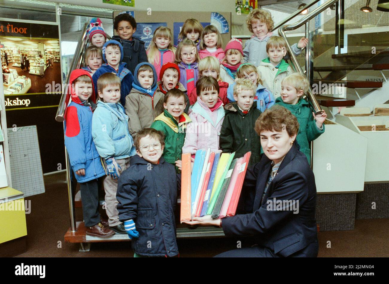 Luke Walker, from Marsden Nursery School, is seen with classmates who ...