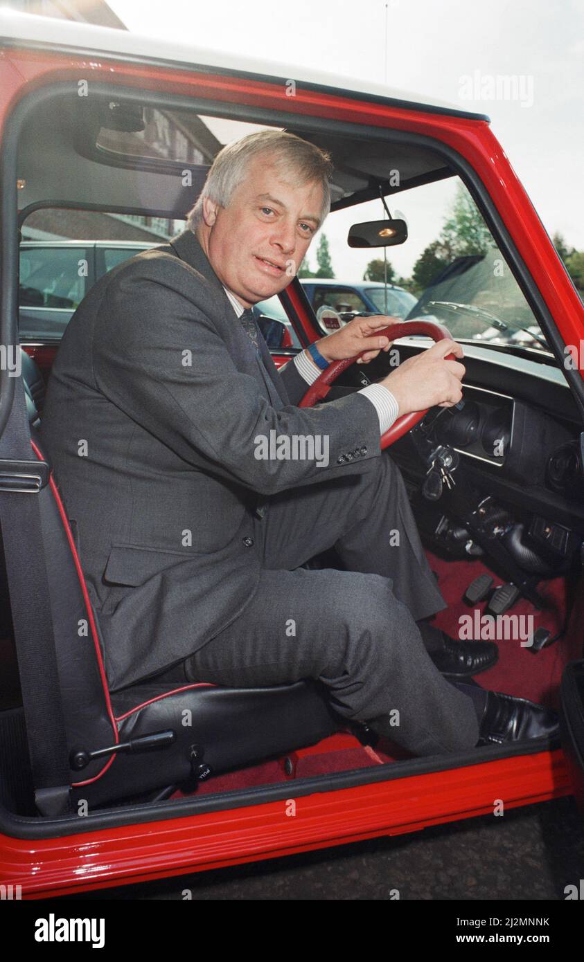 Secretary of State for the Environment Chris Patten MP visits the Rover ...