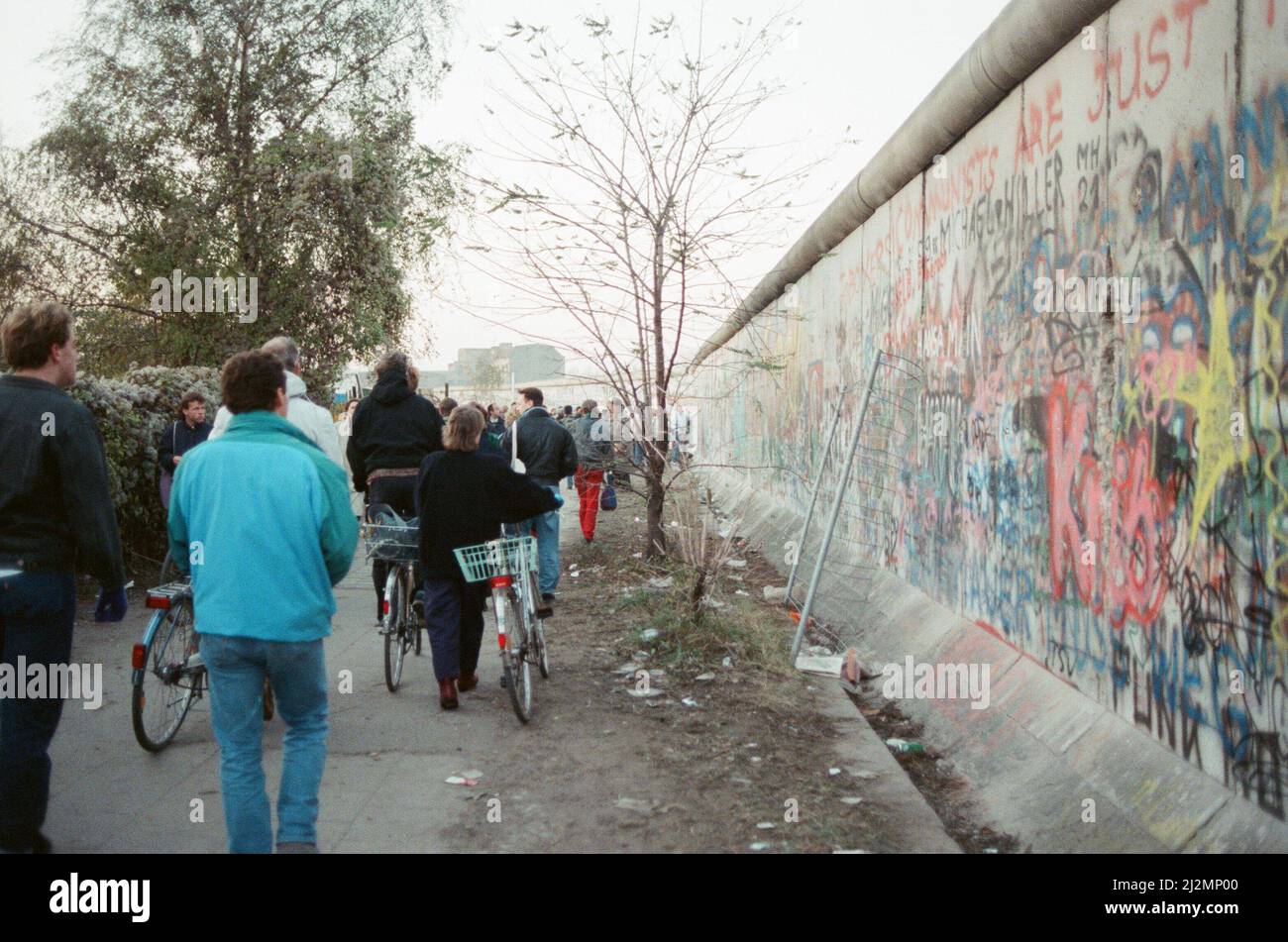West Berlin, Germany, 10 days after relaxation of border crossing by ...