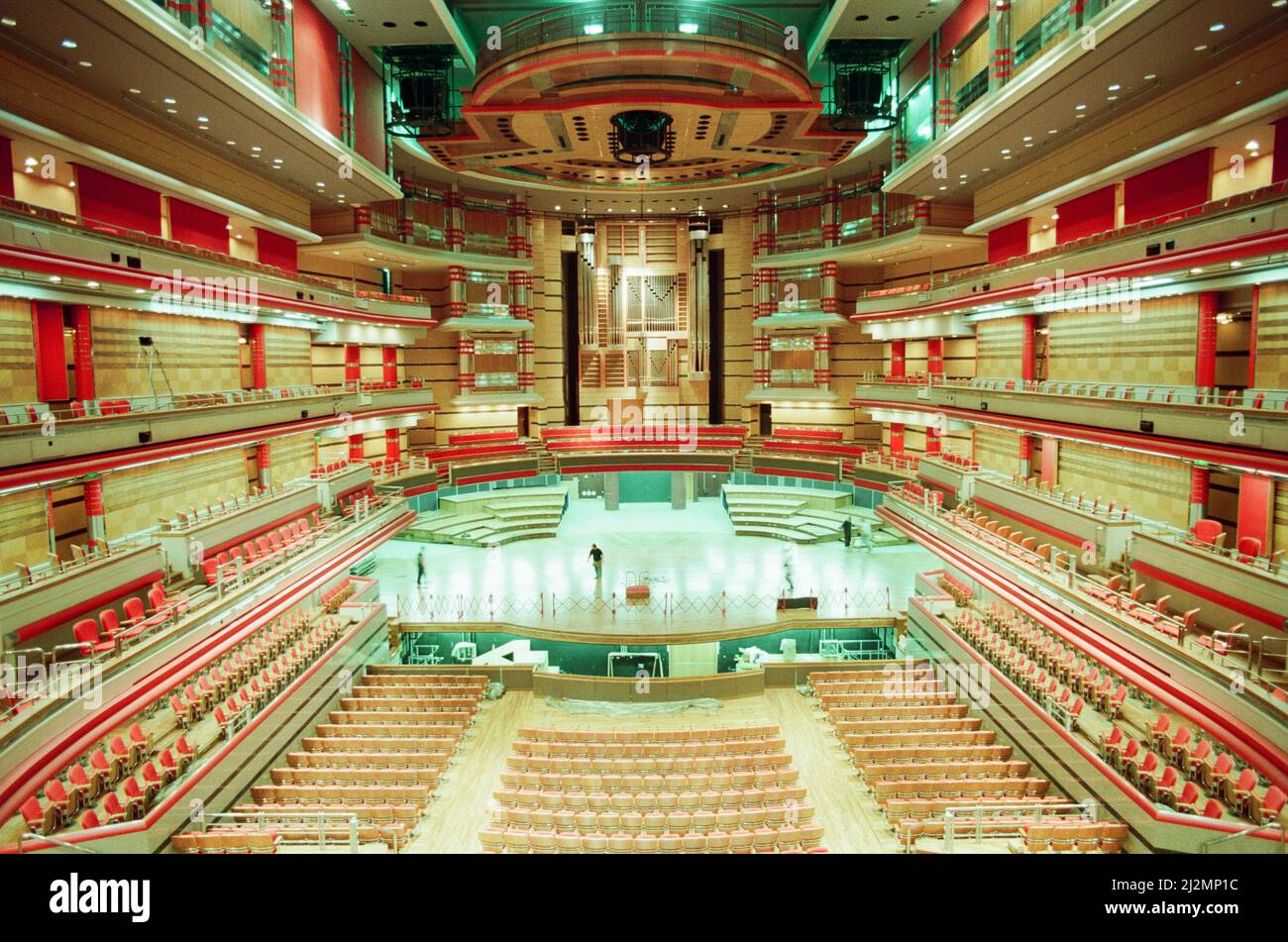 Symphony Hall, The ICC, Birmingham, 22nd March 1991. Construction ...
