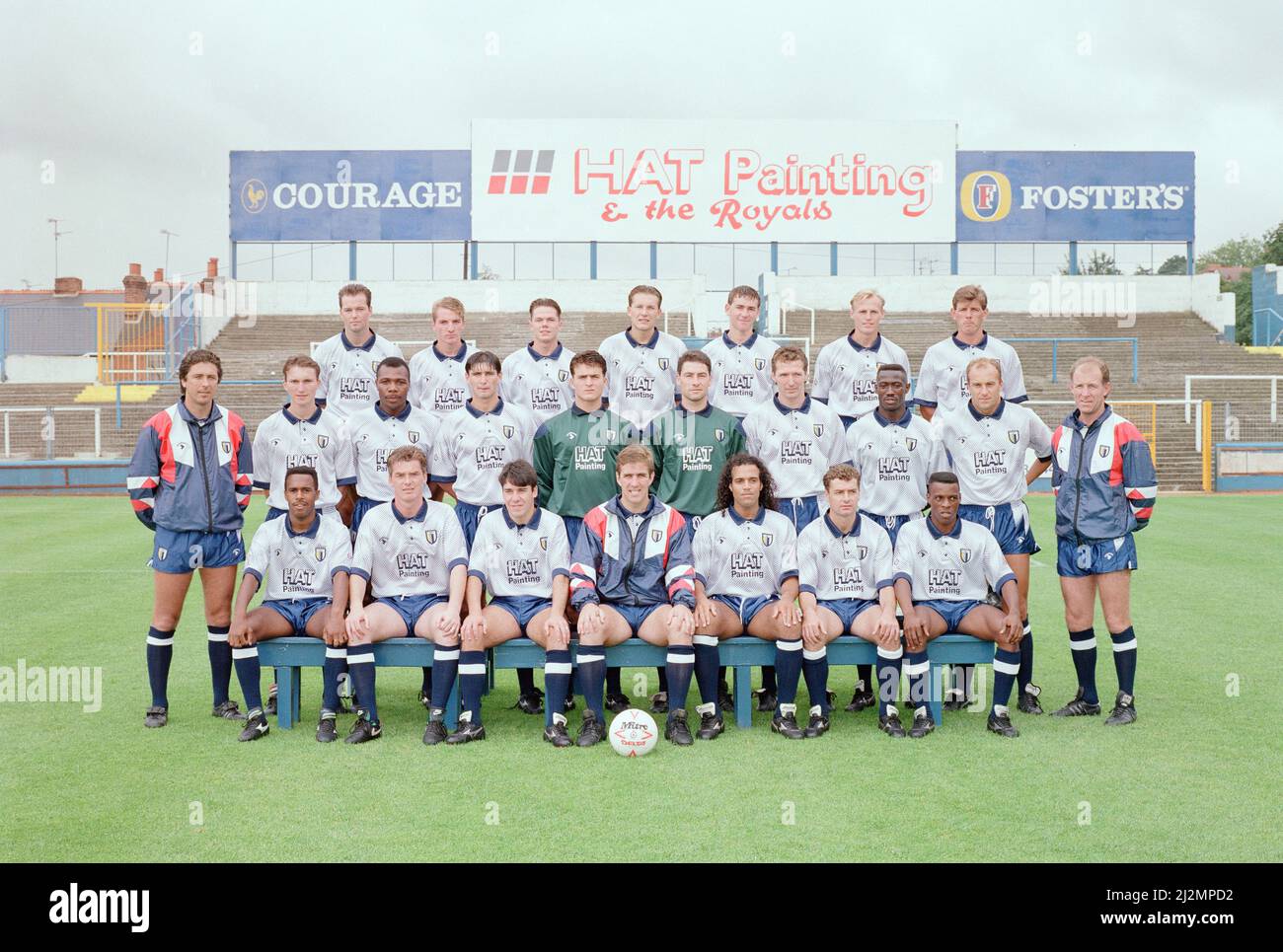 Reading FC 1991/92, pre-season photocall at Elm Park, Tuesday 6th ...