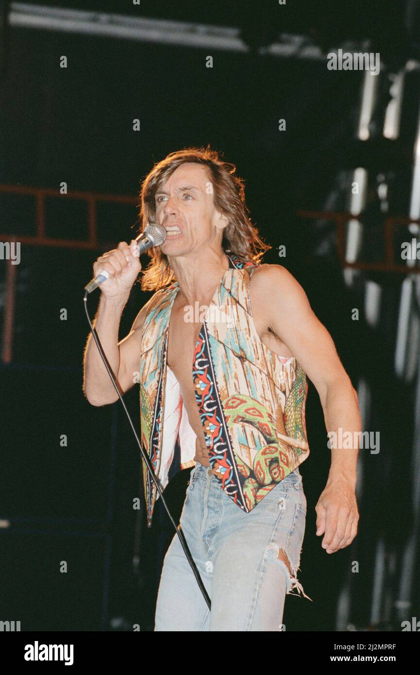 Iggy Pop (USA singer) performing at The Reading Rock Festival, Little ...
