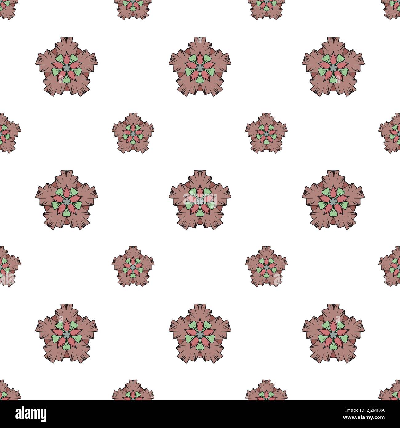 fabric repeat pattern- seamless flat colorful hand drawn repeat pattern ...