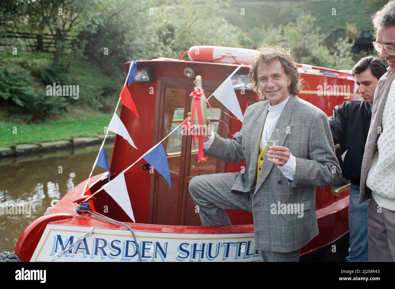 Essex joined the Yorkshire-Lancashire waterway at Marsden yesterday ...