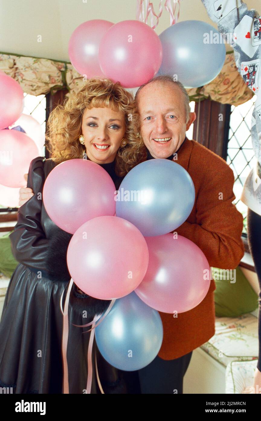 Magician Paul Daniels and his wife Debbie McGee pictured at home. 13th ...